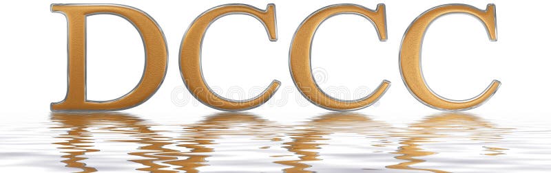 Roman Numeral DCCC, Octingenti, 800, Eight Hundred, Reflected on Stock ...