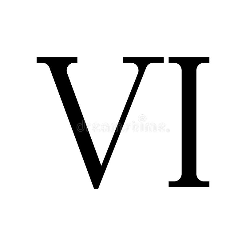 Roman Numeral Number 2 Icon Symbol Stock Vector - Illustration of ...