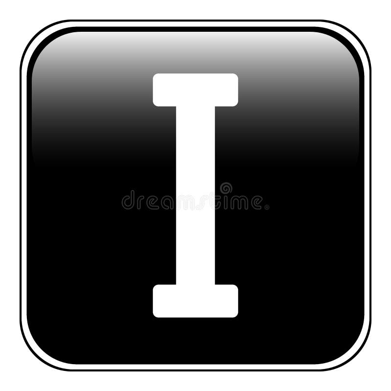 Roman numeral one stock illustration. Illustration of glass - 207600754