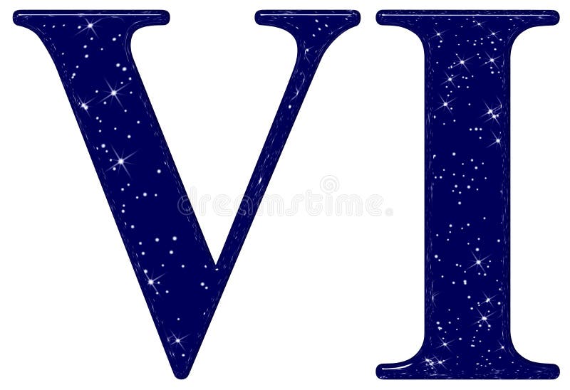 Roman Numeral 6 Stock Illustrations – 65 Roman Numeral 6 Stock ...