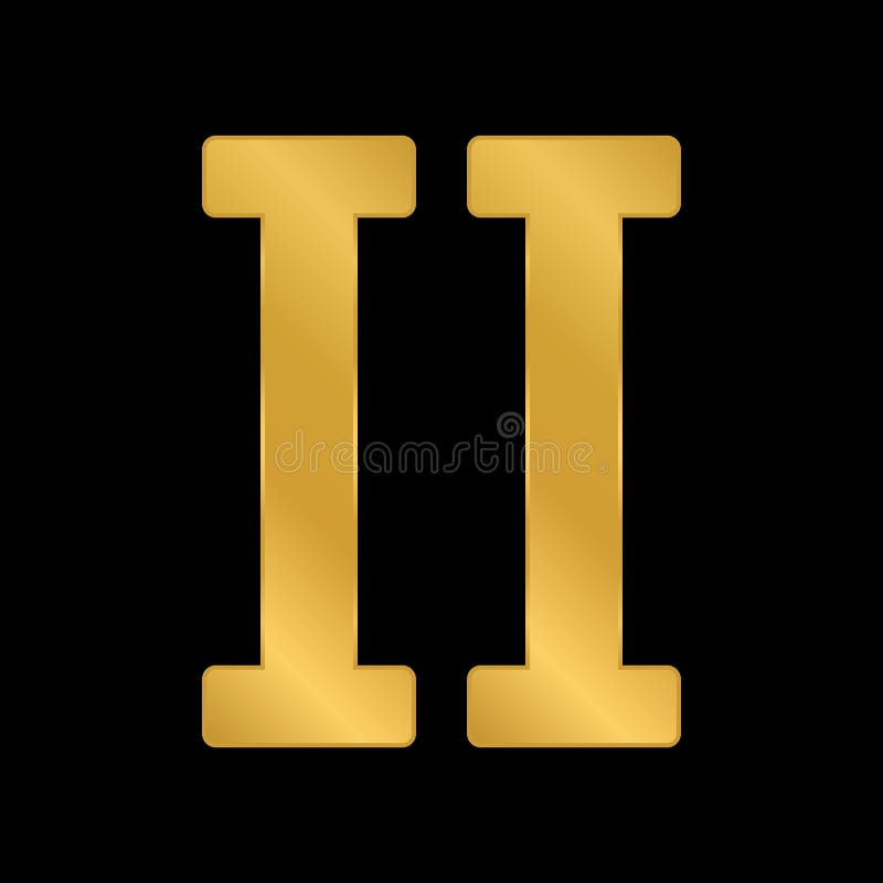 Roman numeral two stock illustration. Illustration of roman - 207169742