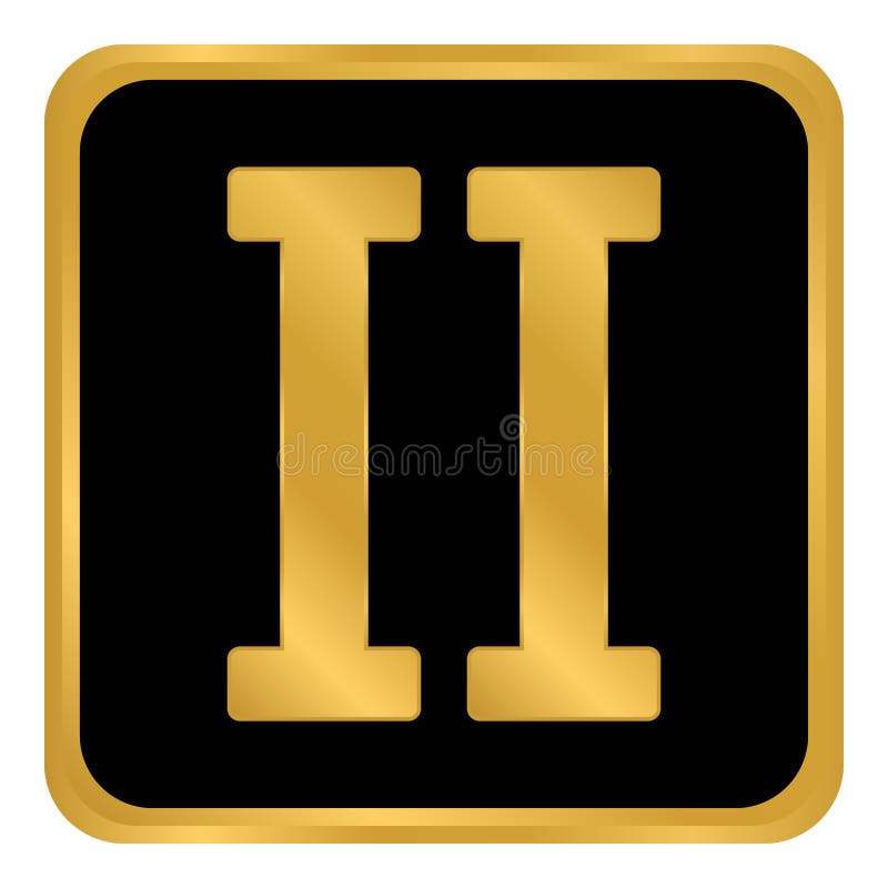 Roman numeral two stock illustration. Illustration of alphabet - 207281155