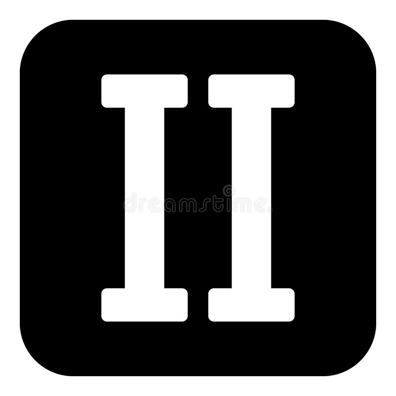 Roman numeral two stock illustration. Illustration of roman - 207169742