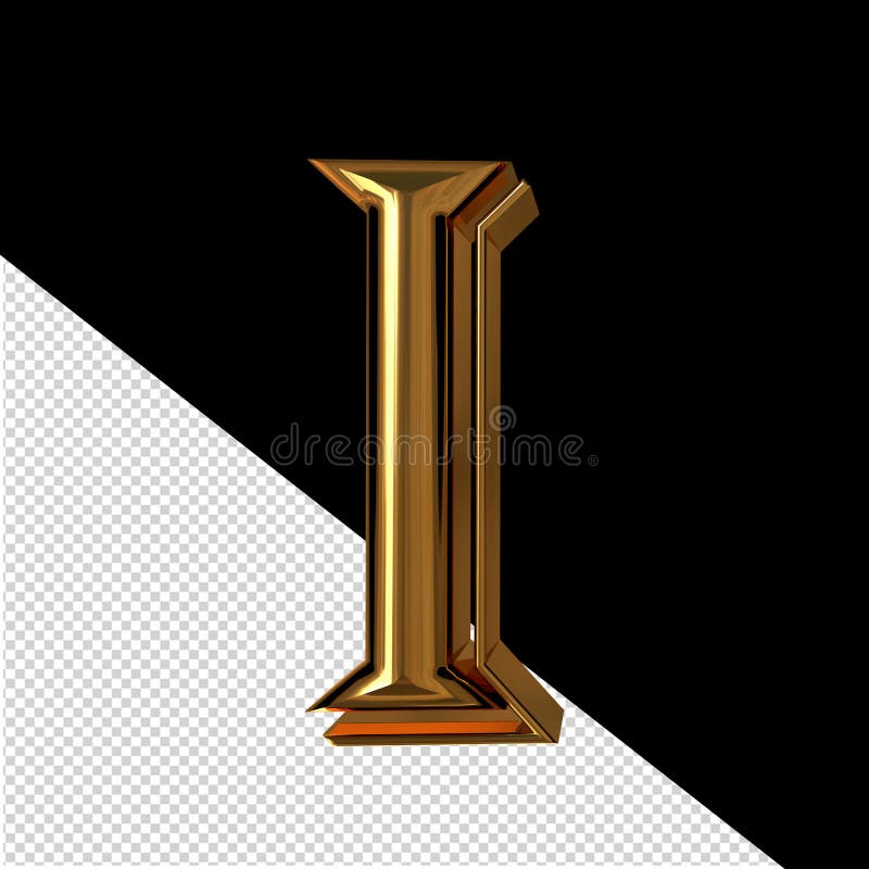 Roman Numerals Made of Gold Stock Vector - Illustration of count, hour ...