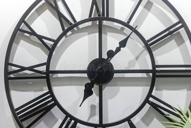 Roman Numerals Wall Clock stock photo. Image of numerals - 368816204