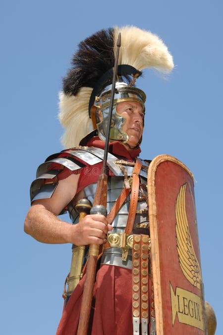 Roman Optio stock photo. Image of century, roman, sheild - 2997732