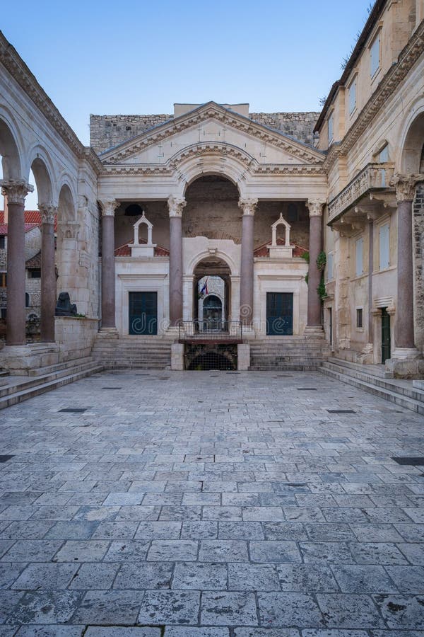 Ancient Palace Built For The Roman Emperor Diocletian - Split, Croatia ...