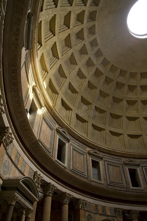 Roman Pantheon Inside View stock image. Image of pantheon - 18928519