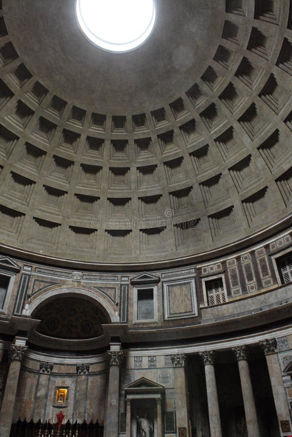 Roman Pantheon Inside View stock image. Image of europe - 18928519