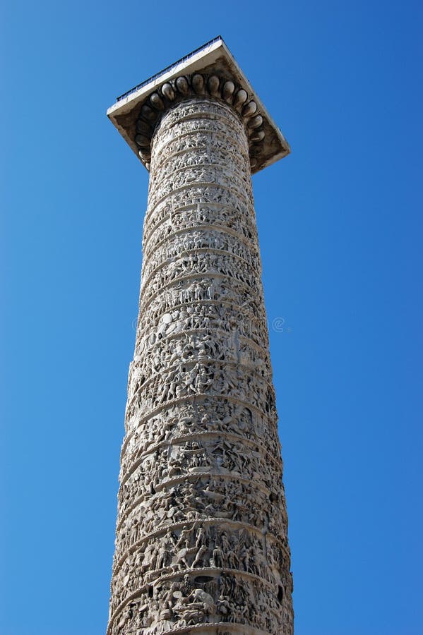 Roman pole stock image. Image of italy, blue, architecture - 7999929