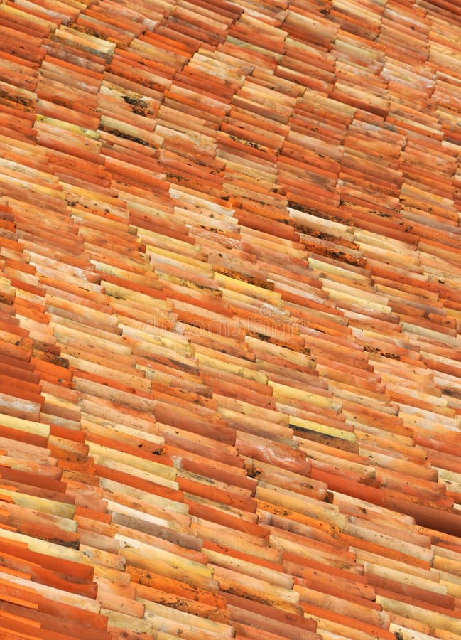 Roman roof tiles stock image. Image of building, warm - 13993363