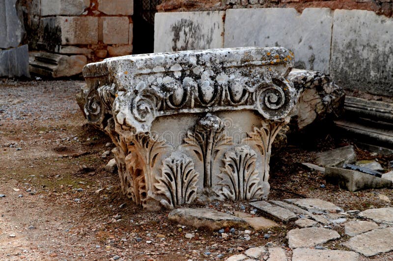 Roman Ruins in Ephesus, Turkey Stock Photo - Image of turkey, izmir ...