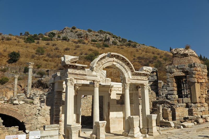 The Ruins Of Ephesus Turkey Stock Image - Image of city, artemis: 18081427