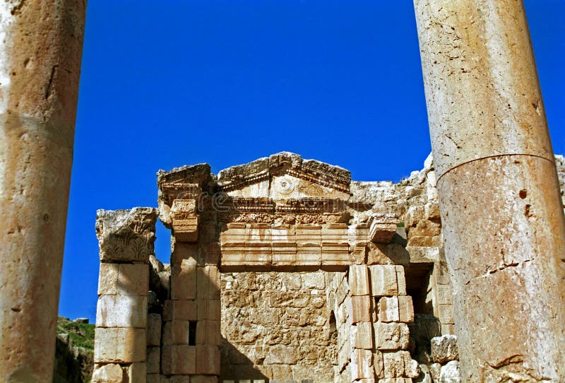 Roman Ruins of Gerasa, Jerash, Jordan Stock Image - Image of israeli ...