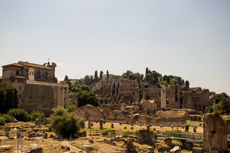 Roman ruins in Italy. editorial photography. Image of arts - 122242522