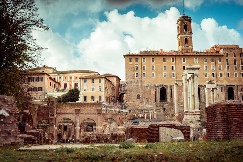 Roman ruins in Rome stock photo. Image of roman, ancient - 47501904