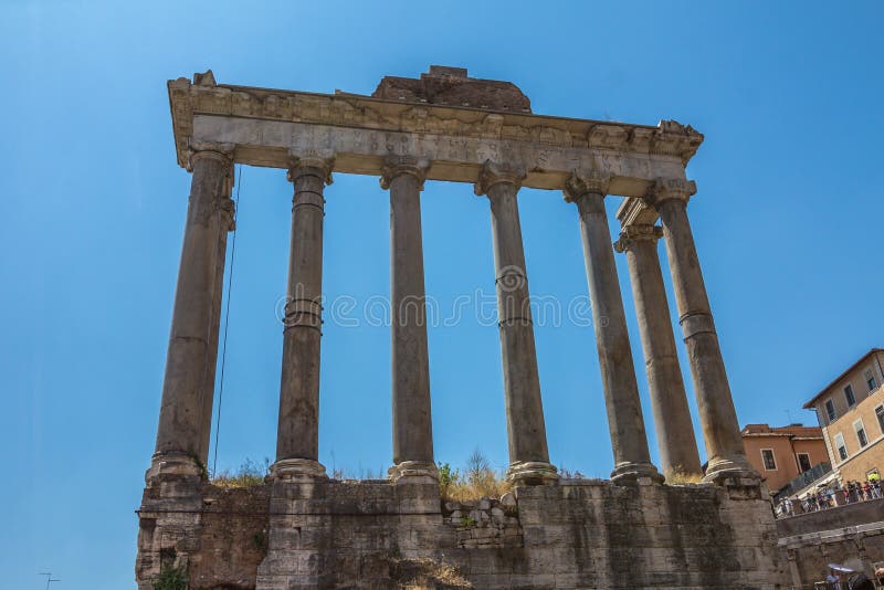 Roman Ruins in Rome in Italy Stock Photo - Image of famous, european ...