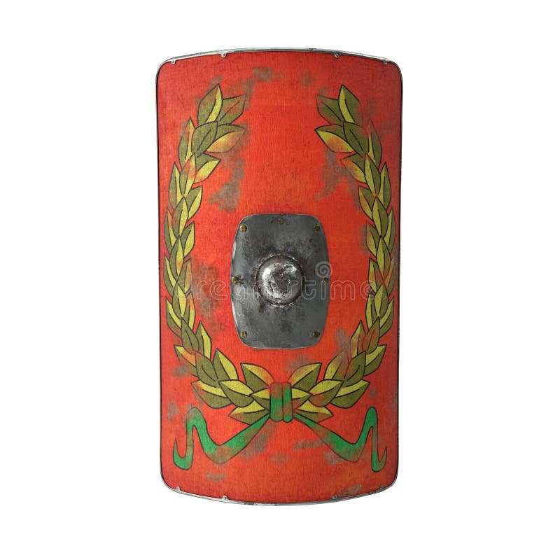 Roman Scutum Shield stock illustration. Illustration of shield - 16776567