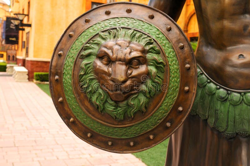 Roman Shield stock image. Image of head, empire, faith - 9476783