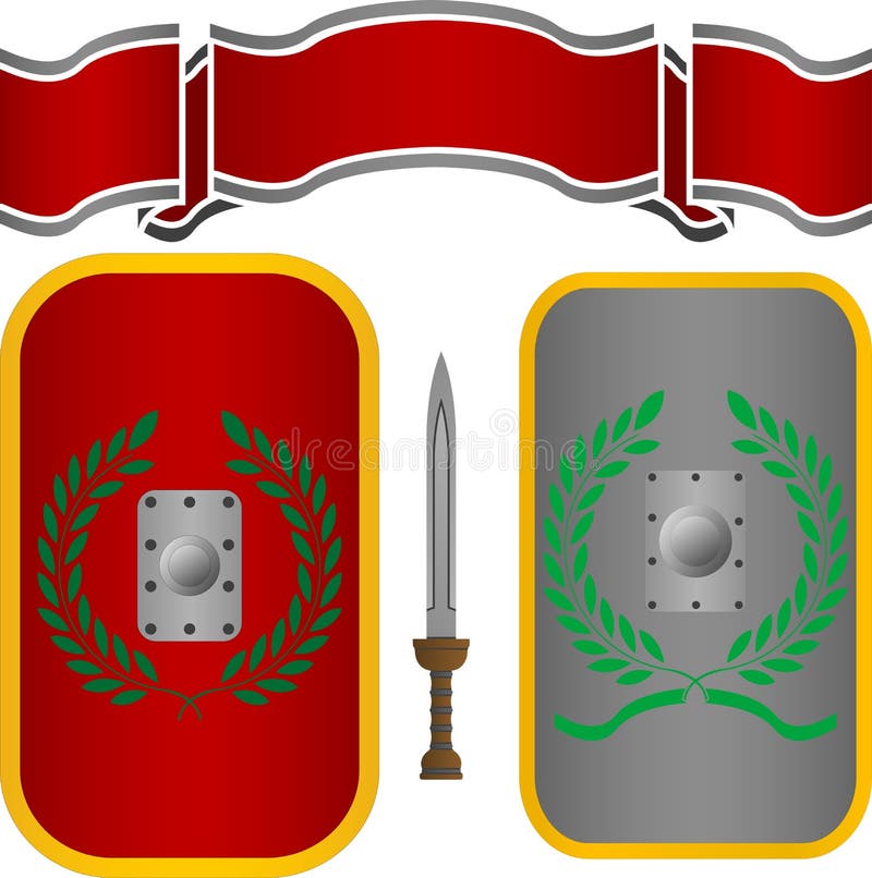 Roman Shield Clipart