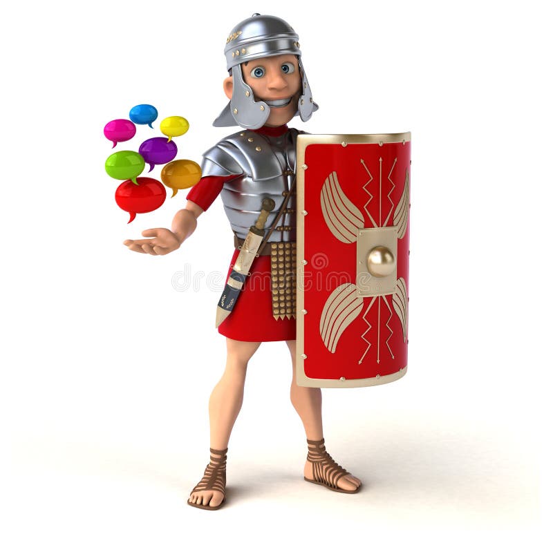Roman soldier stock illustration. Illustration of strategy - 83476064