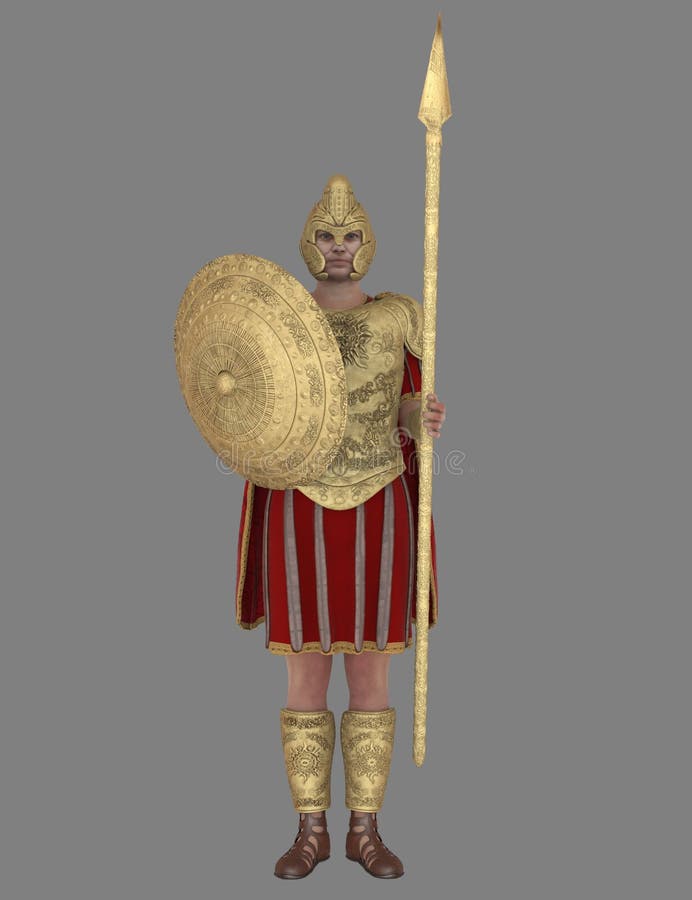 Roman Soldier stock illustration. Illustration of historic - 56739301