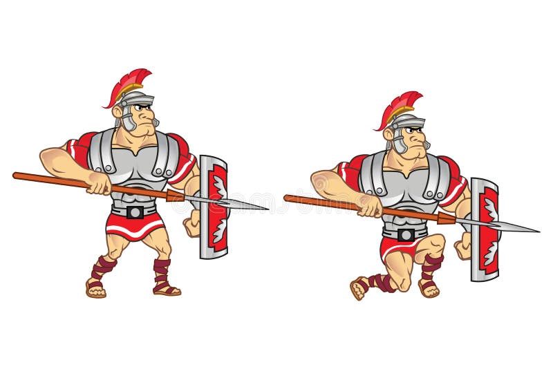 Roman Soldier Game Sprite stock vector. Illustration of guard - 55907821