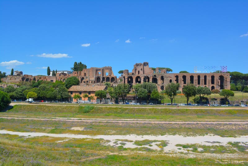 Roman stadium stock photo. Image of history, blue, arts - 74443348