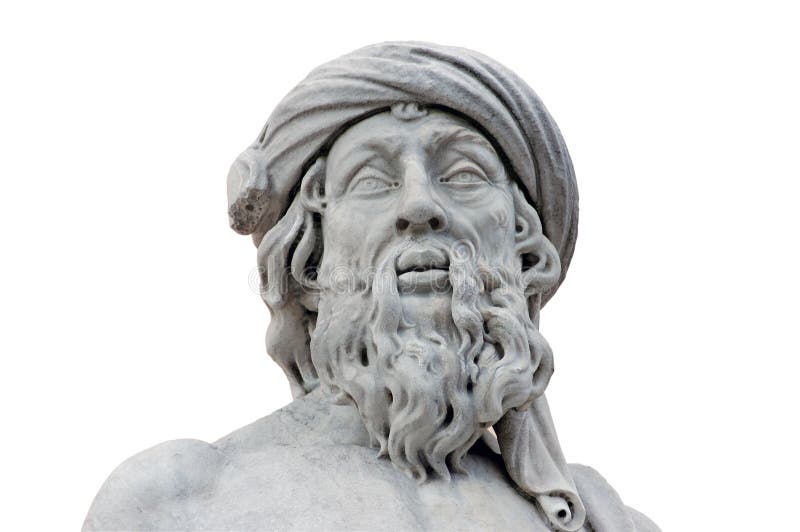 Roman Statue Isolated stock photo. Image of gazing, face - 2579938