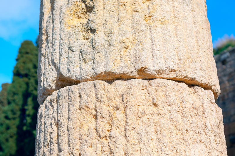 Roman Stone Column stock image. Image of historic, empire - 278034547