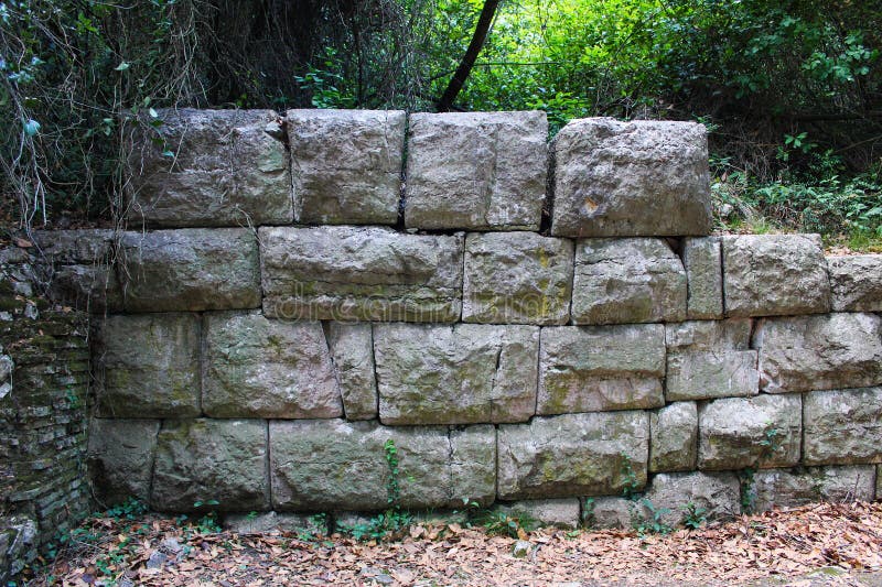 Roman Stone Elegance Authentic Ancient Brick Texture Stock Photos ...