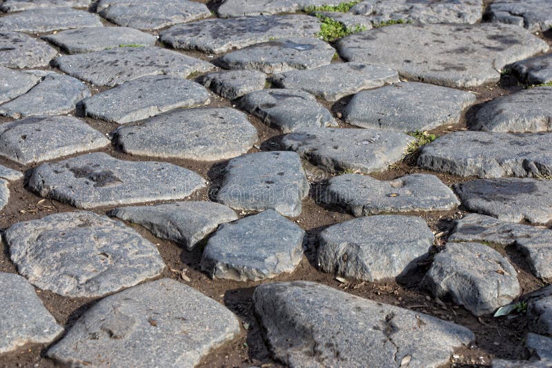 Roman stone walkway stock photo. Image of pavement, beautiful - 46995428