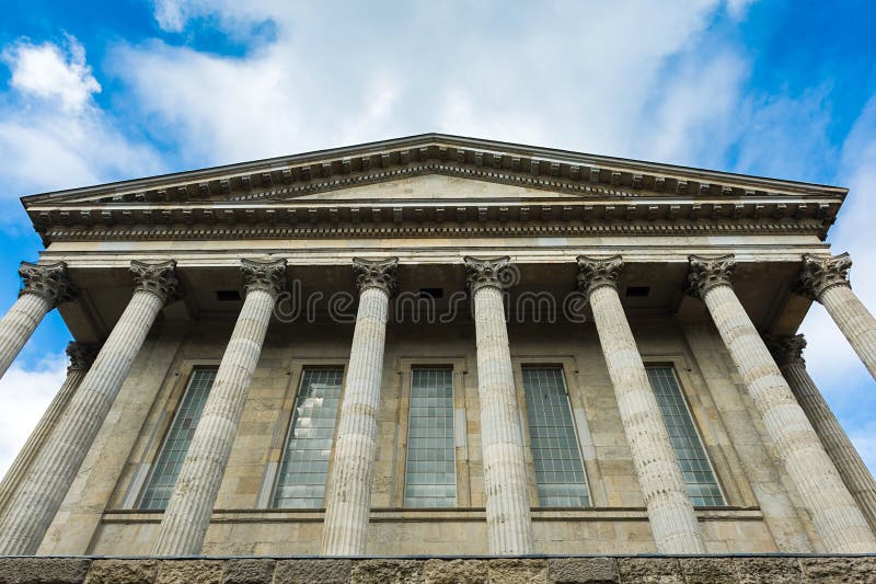 Roman style building stock image. Image of architecture - 54223659