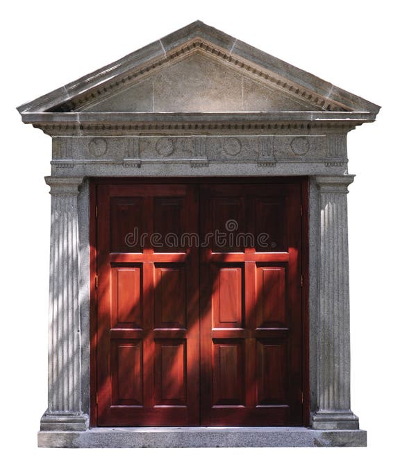Roman-style door stock photo. Image of capital, generic - 21189814