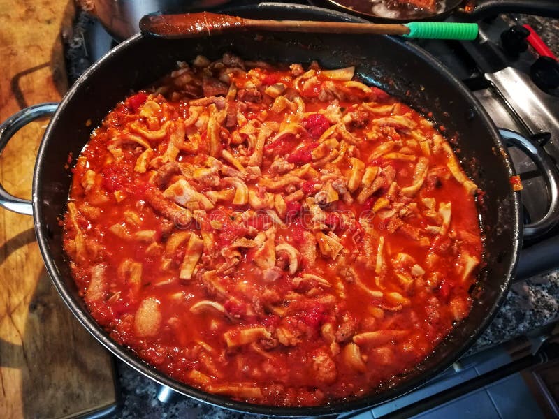 Roman-style tripe stock image. Image of soup, beef, tomato - 114491607