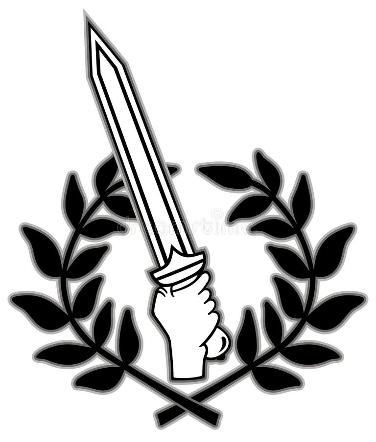 Roman Leaf Crown Stock Illustrations – 513 Roman Leaf Crown Stock ...