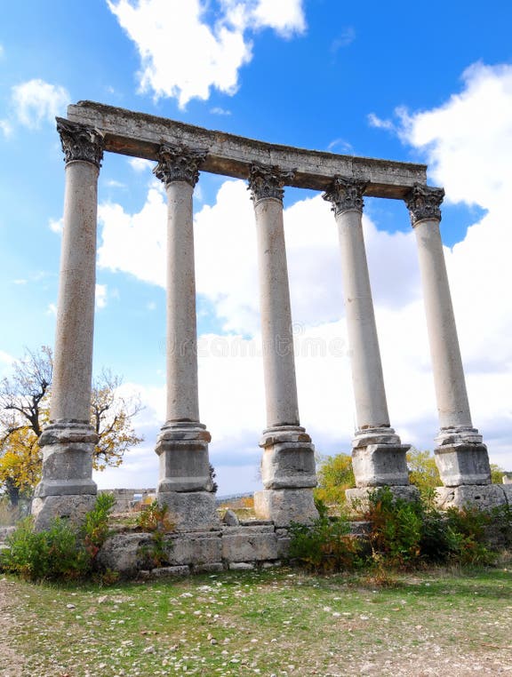Roman temple stock image. Image of temple, turkey, stone - 7527507