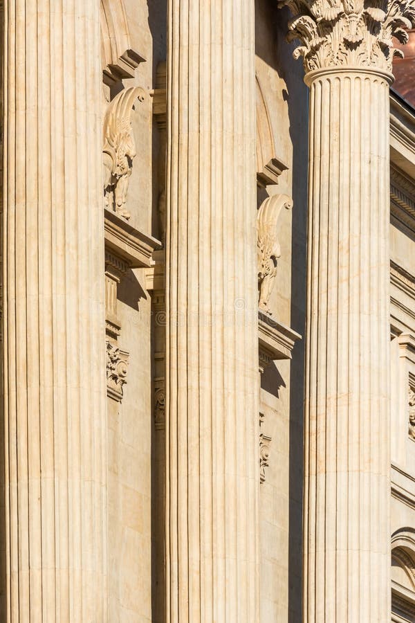 Roman Temple Columns stock image. Image of aged, classic - 49348857