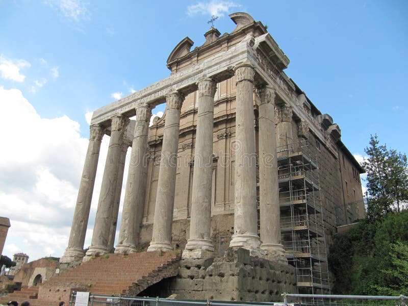 Roman temple stock image. Image of rome, historic, history - 46508151