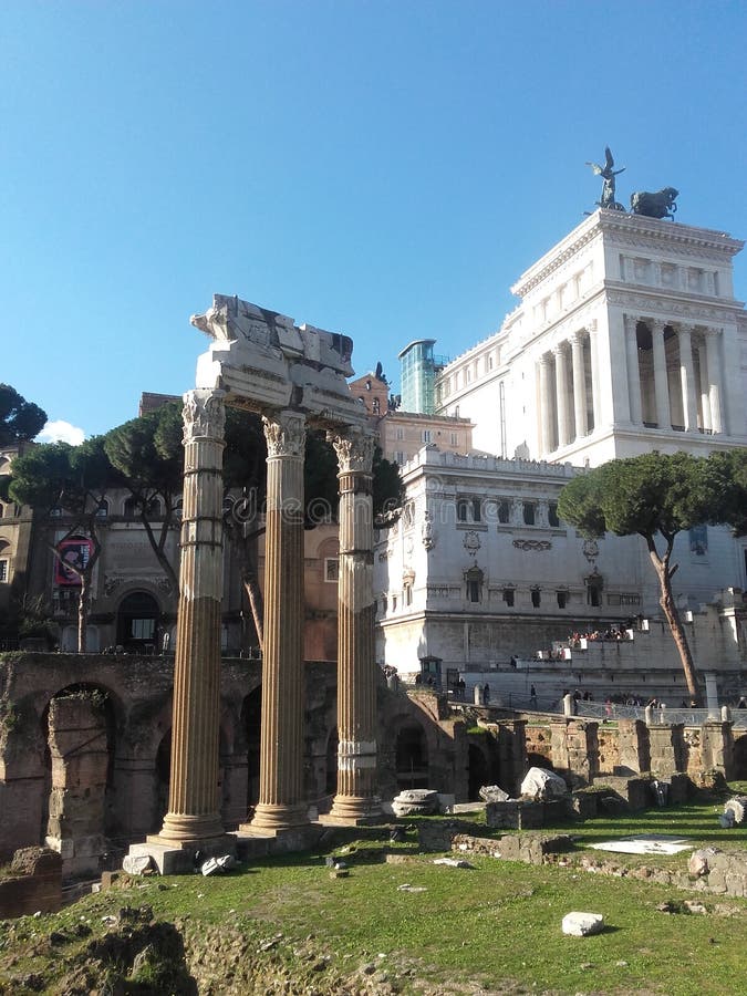 Roman temple stock image. Image of history, ruins, ancient - 135703821