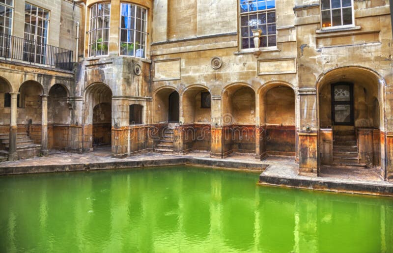 Roman baths, Bath UK stock image. Image of ancient, heal - 20890497