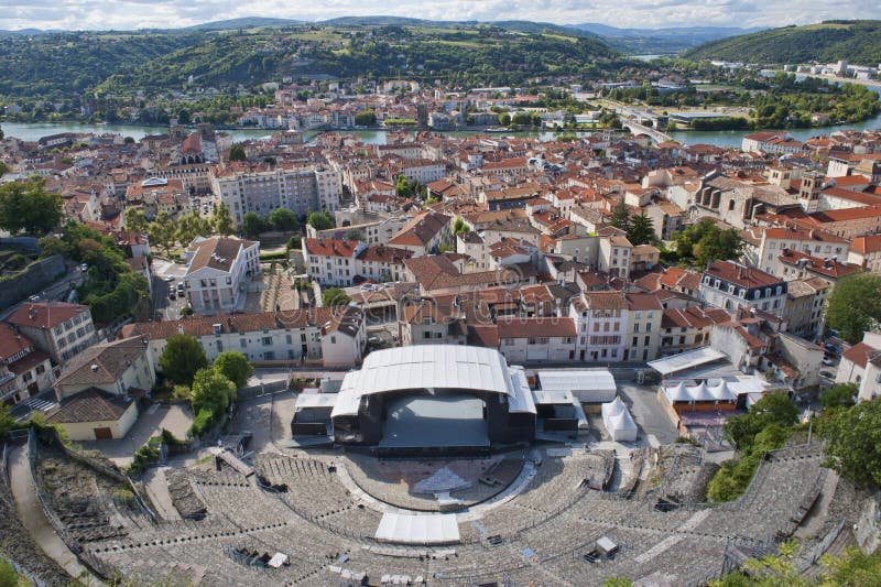 Roman Theater of Vienne stock photo. Image of vienne - 24883158