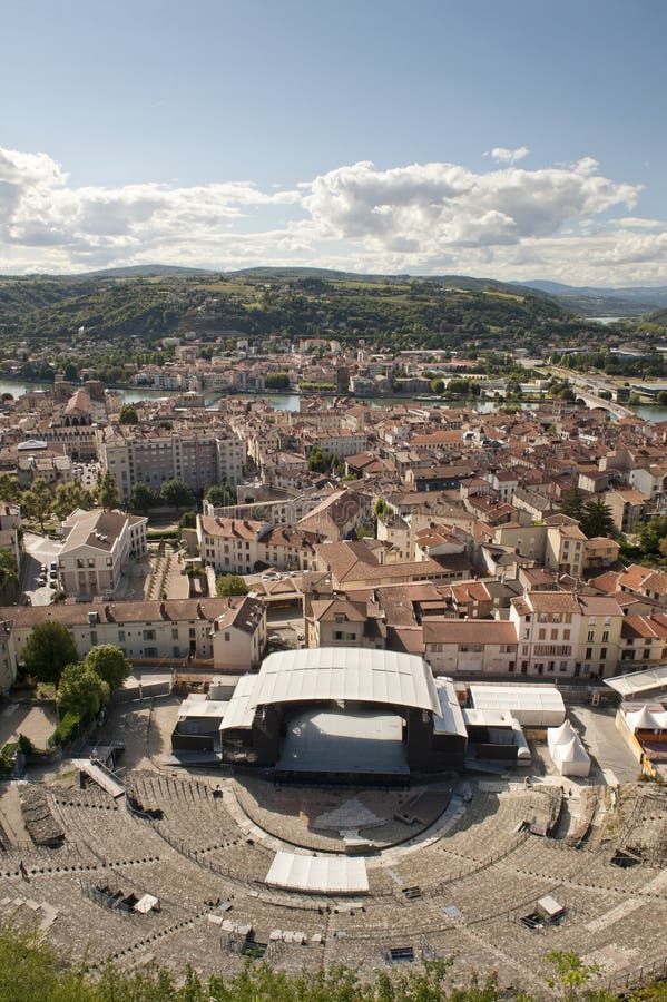 Roman Theater of Vienne stock photo. Image of theater - 24883162