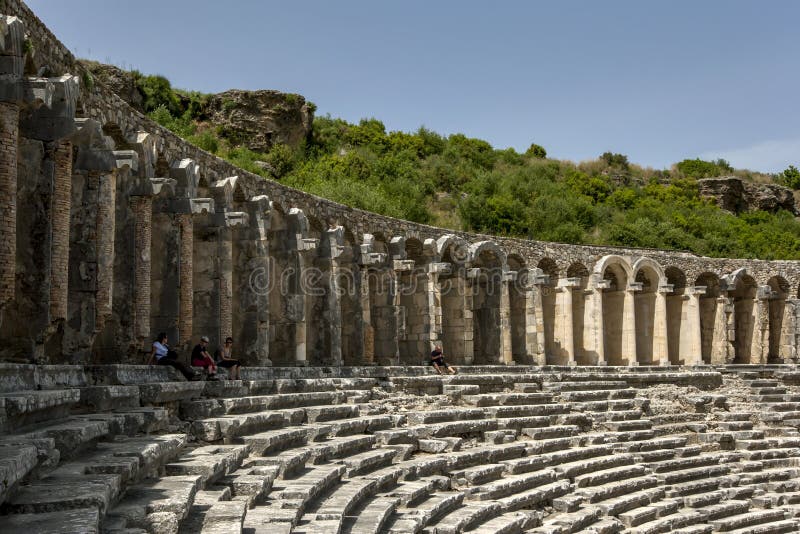 The Roman Theatre at the Ancient City of Aspendos in Turkey. Editorial ... The Roman Theatre at the Ancient City of Aspendos in Turkey. Editorial ...