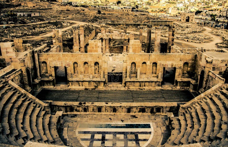 Roman Theatre editorial photography. Image of stone, ruin - 49273387