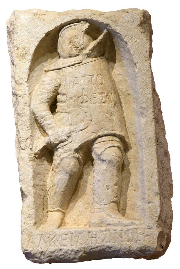 Roman Tombstone of Gladiator Stock Photo - Image of roman, gladiator ...