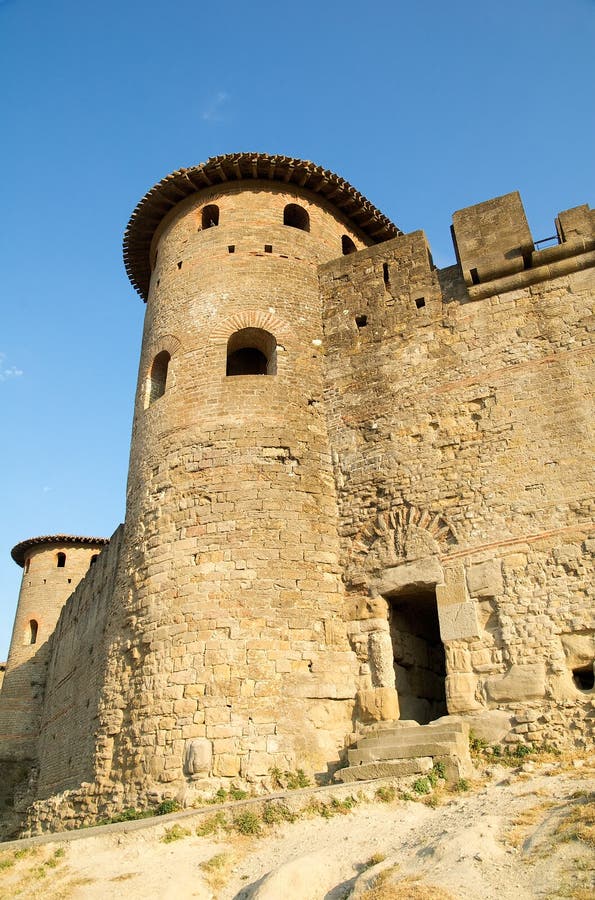 Roman tower stock image. Image of protection, door, resistant - 11035197