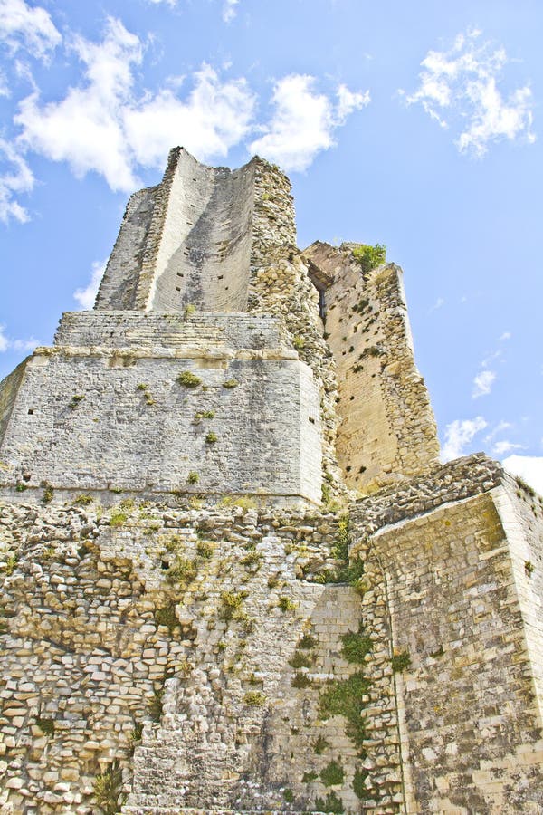 Roman tower in Nimes stock image. Image of building, baukunst - 24360599