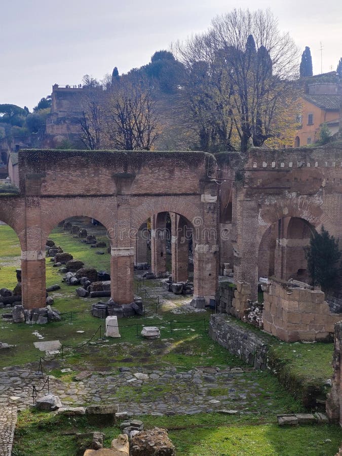 Roman Via apia stock image. Image of antica, countryside - 303710017