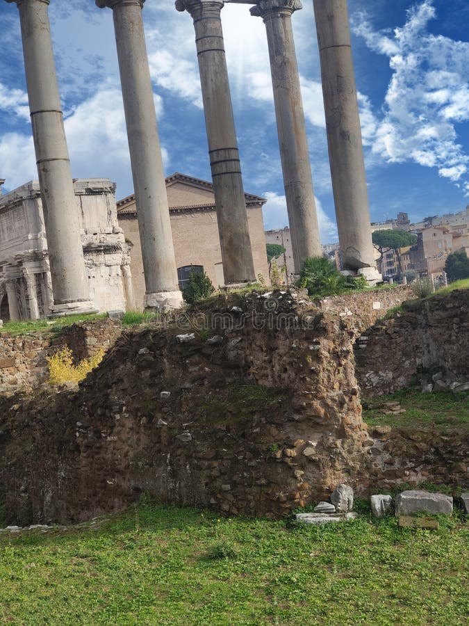 Roman Via apia stock image. Image of italian, architecture - 303710055